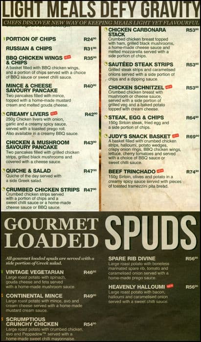 Menu at House of Coffees. cafe, Sandton, Shop B1 Sandton City