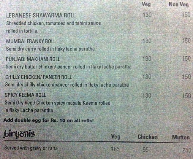 Menu at Tikka Express - Abhir Foods, Sahibzada Ajit Singh Nagar, 168