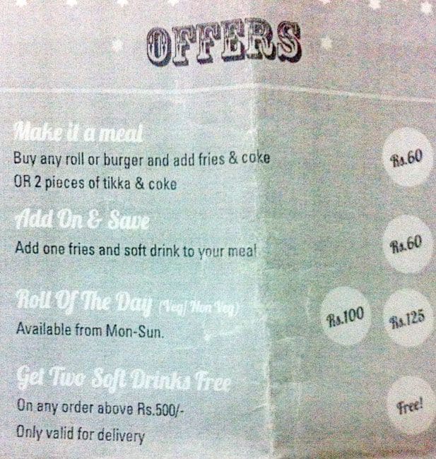 Menu at Tikka Express - Abhir Foods, Sahibzada Ajit Singh Nagar, 168