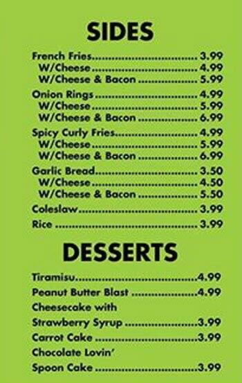 Menu at Boston Pizza & Grill pizzeria, Boston, 535 Columbia Rd