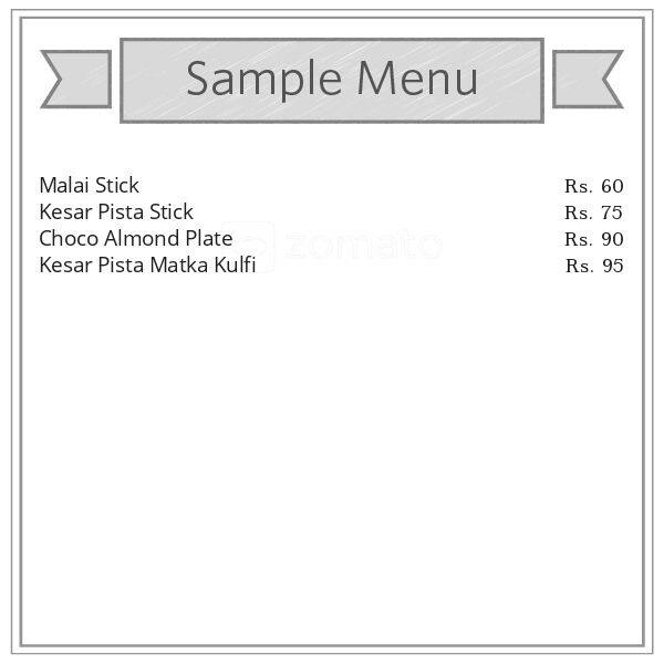 Menu of Kulfi & More, Goregaon West, Mumbai