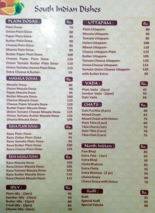 Ralli's Menu, Menu for Ralli's, Golpark, Kolkata - Zomato