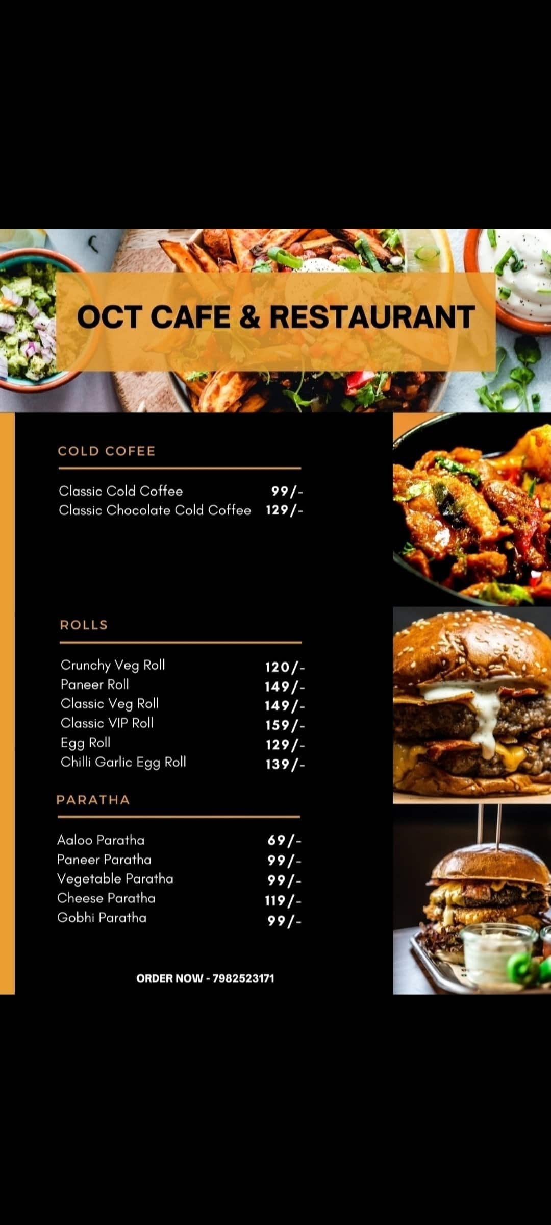 Menu of Fast Food Station, Sector PI, Greater Noida