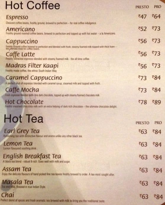 Coffee World Menu, Menu for Coffee World, Prince Anwar Shah Road ...