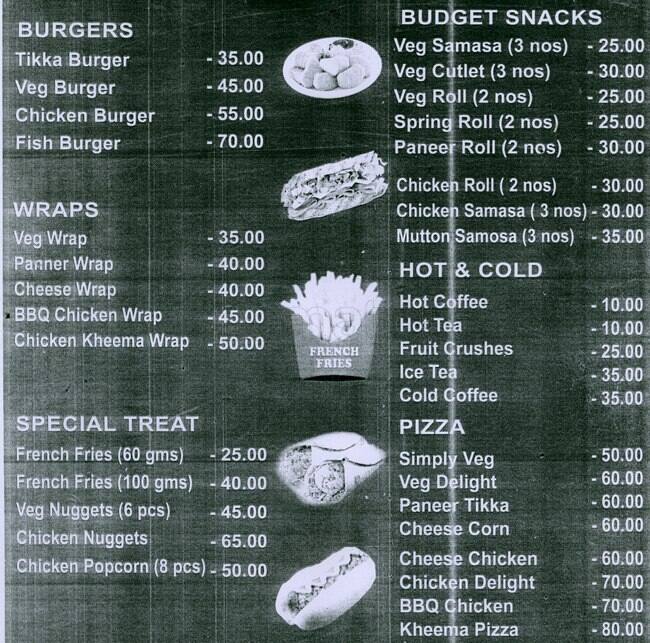 Menu at 5 Star Supreme, Chennai, 23, College Road