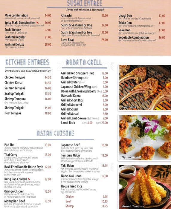 Sake Sushi & Grill Menu, Menu for Sake Sushi & Grill, Schaumburg ...