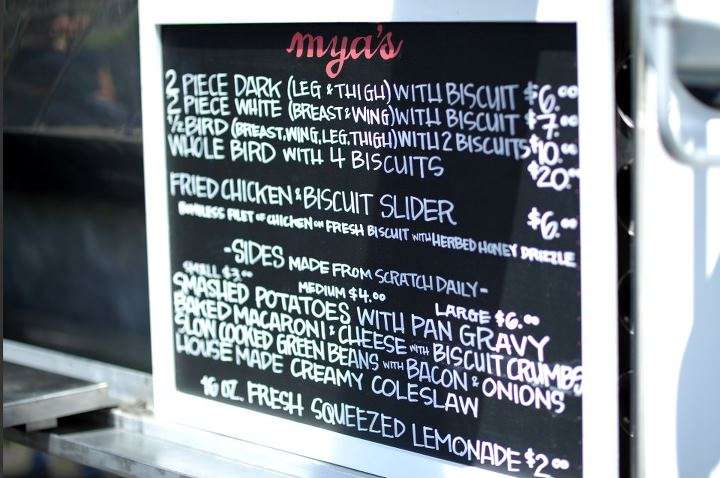 Menu at Mya's Fried Chicken, Columbus, N High St