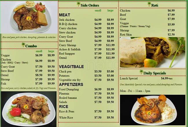 Roti Roll Menu, Menu for Roti Roll, Downtown Yonge, Toronto ...