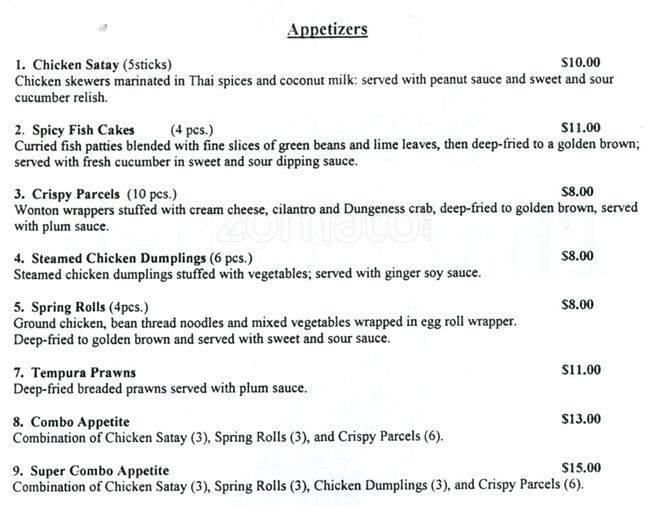 Sawan Thai Kitchen, Bainbridge Island, Bainbridge Island - Urbanspoon ...