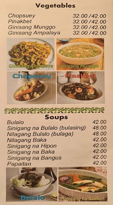 Menu at Lutung Bale restaurant, Dubai