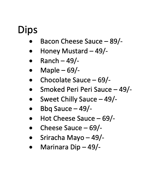 Menu at The Grilled Cheese Lab, Gurugram
