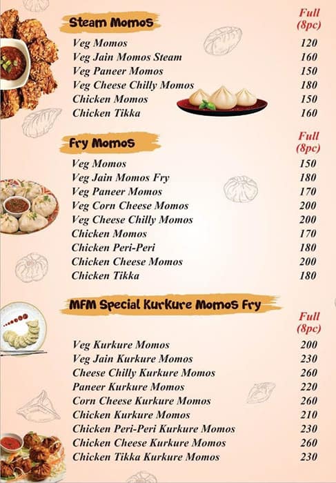 Menu of Momos, Oshiwara, Andheri West, Mumbai
