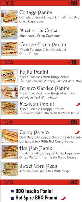 Menu at Gold Coins Eatery & Bar - Matunga, India