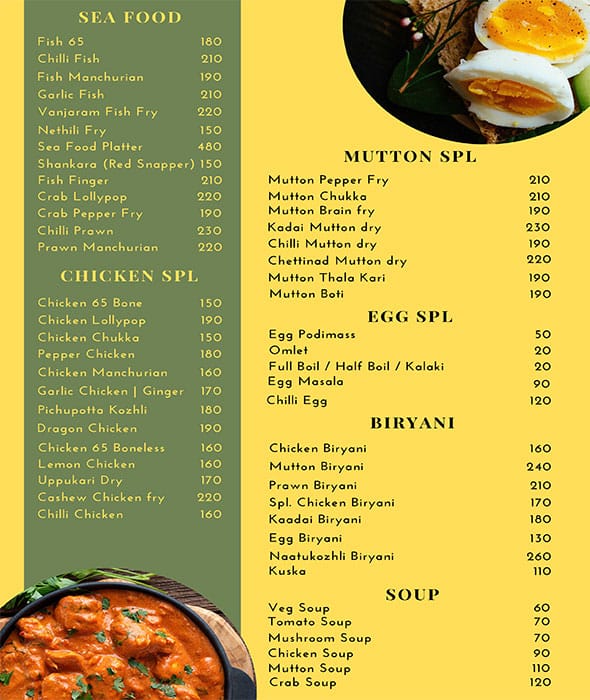 Menu at CHENNAI 45 FOOD PARK, Chennai
