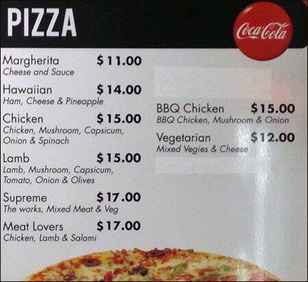 Menu at Cosmos Kebabs fast food, Connolly