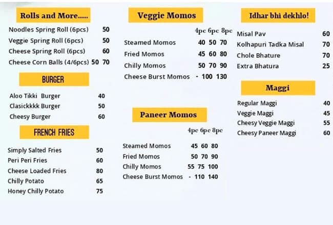 Menu of Hungry Tummy, Ulwe, Navi Mumbai