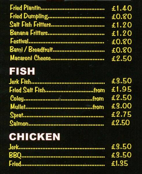 Menu at Peppers & Spice London fast food, London, 541 High Rd