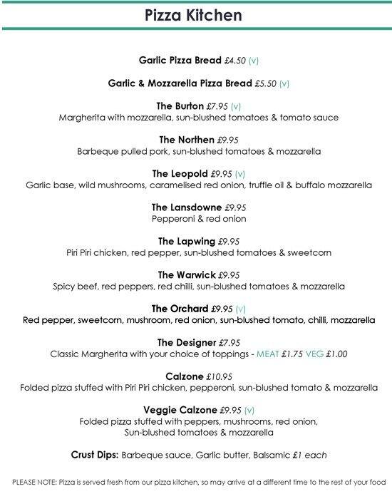 Menu at Metropolitan West Didsbury pub & bar, Manchester, 2 Lapwing Ln