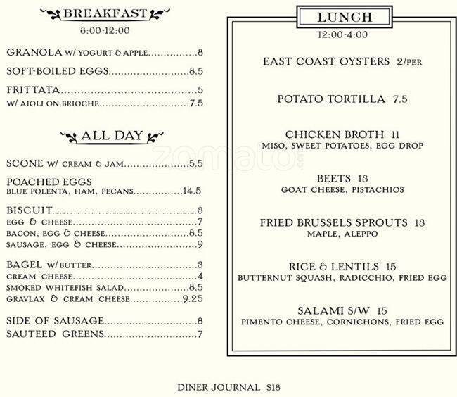 Marlow & Sons Menu, Menu for Marlow & Sons, South Side, New York City ... Marlow & Sons Menu, Menu for Marlow & Sons, South Side, New York City ...