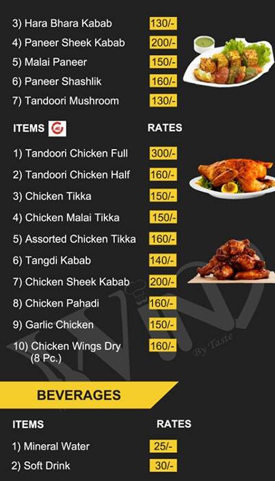 Menu of Win Hearts, Ayodhya Nagar, Nagpur