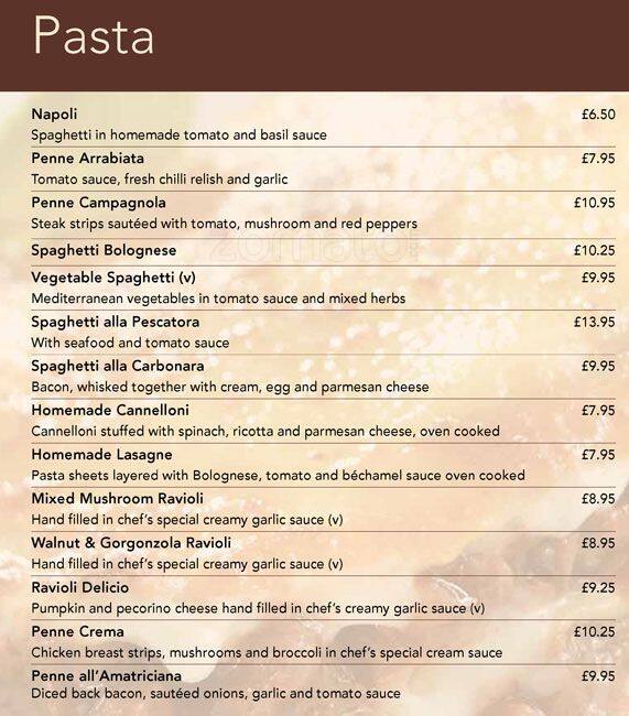 Menu at Delicio restaurant, Bexleyheath, 157 Broadway