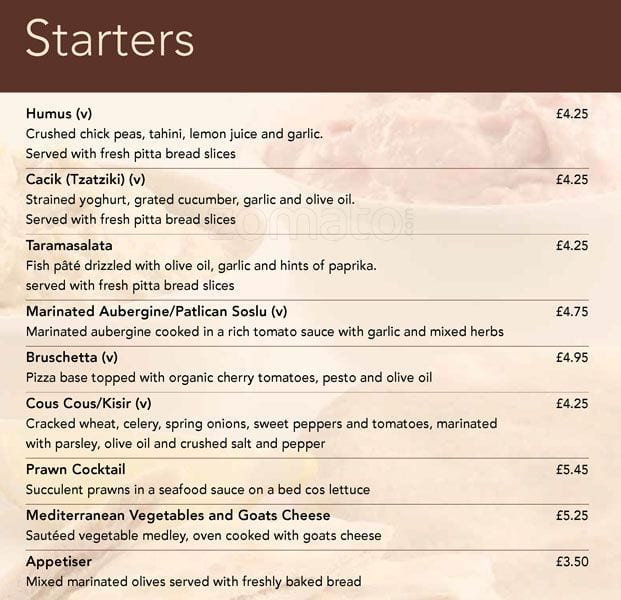 Menu at Delicio restaurant, Bexleyheath, 157 Broadway