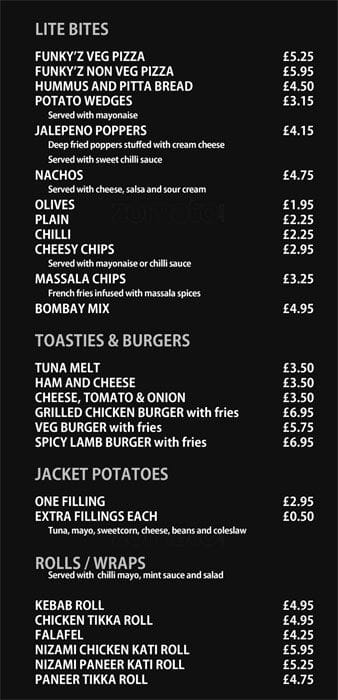 Funky Brownz Menu, Menu for Funky Brownz, Hornsey, London - Zomato UK