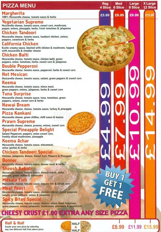 Spicy Bites Menu, Menu for Spicy Bites, Sparkhill, Birmingham - Zomato UK