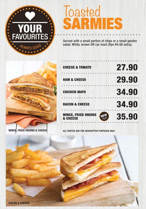 Menu at Maxi's restaurant, Richards Bay, Boardwalk Inkwazi Mall