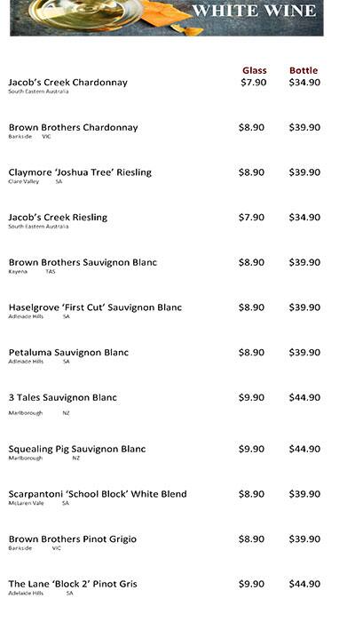 Menu at Vella Pasta West Lakes fast food, West Lakes