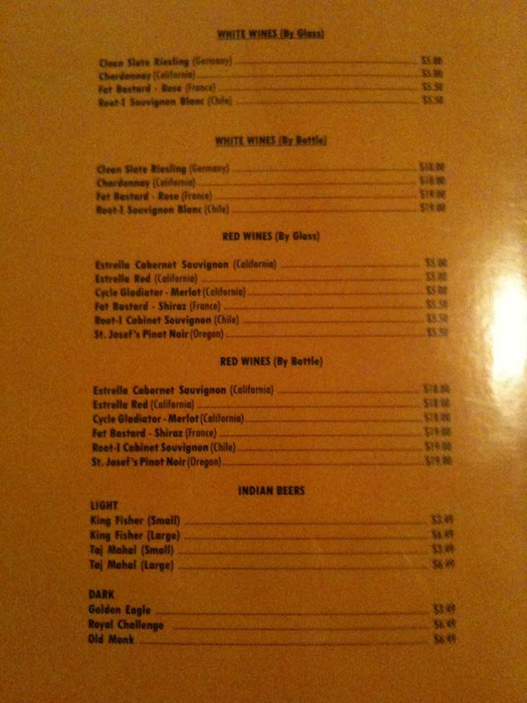 Menu at Curry Corner restaurant, Tanglewilde, Martin Way E #2