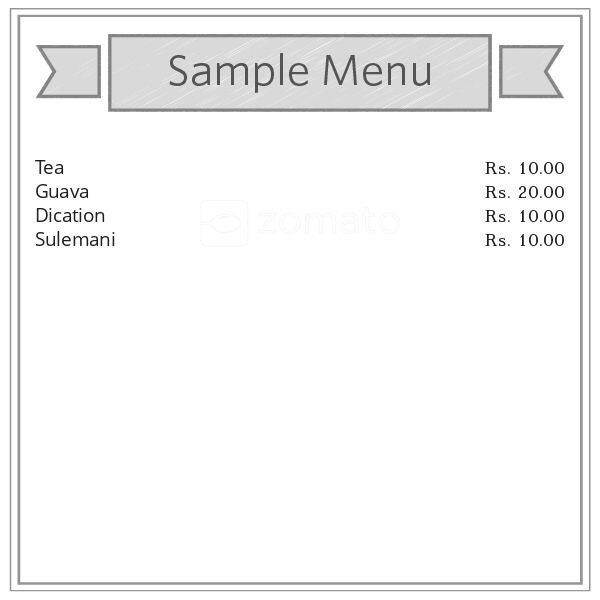 Menu at Ustad kabab & wrpas, Hyderabad