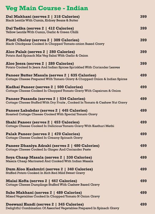 Menu at Terrace restro lounge, Ghaziabad, sector 4