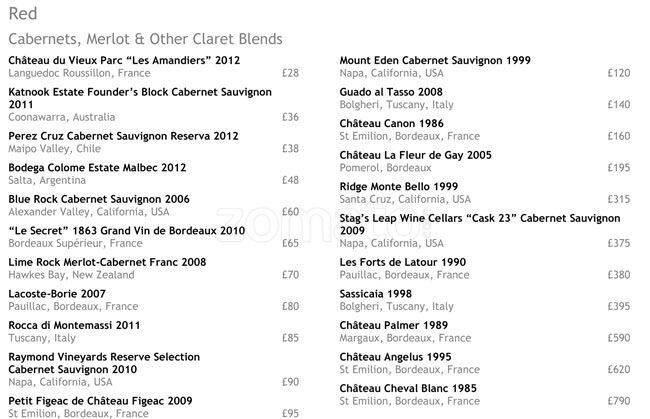 Menu at Roka - Aldwych restaurant, London, 71 Aldwych