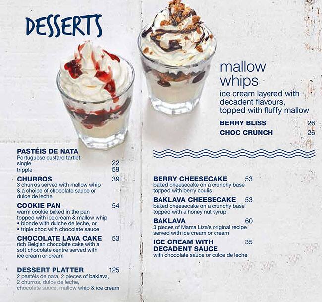 Speisekarte von Ocean Basket, Richards Bay, Shop No. L27