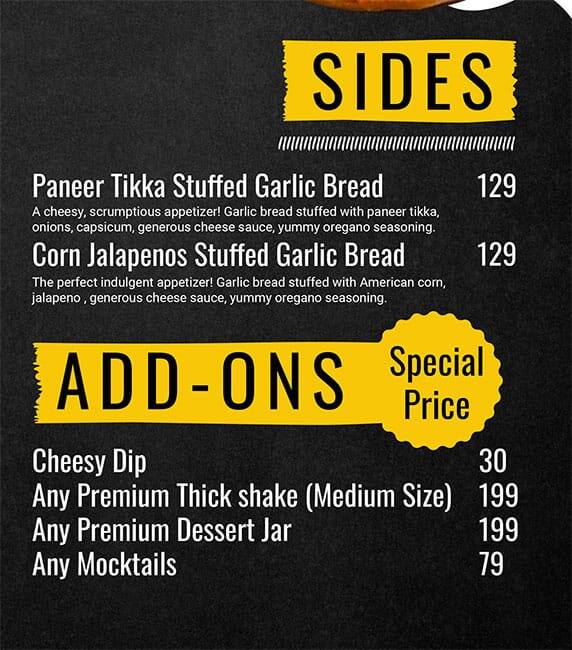 Menu at Frozen Bottle - Milkshakes, Desserts And Ice Cream, Thane