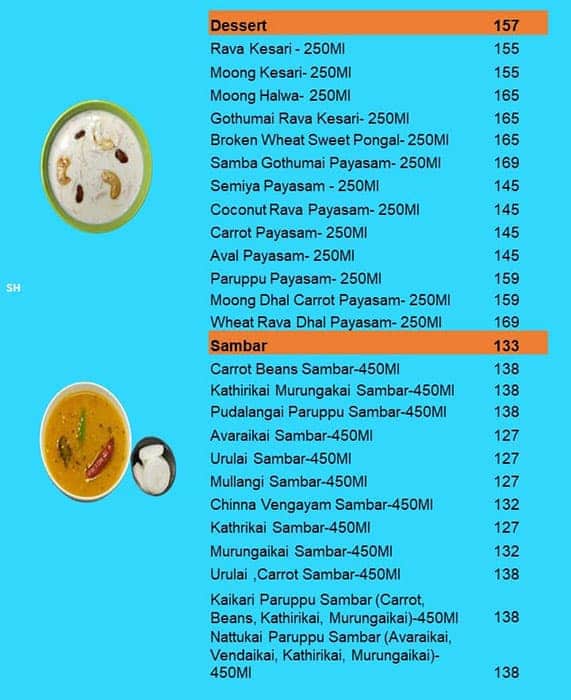 Menu of Shero Home Food - Chettinad, Pallavaram, Chennai