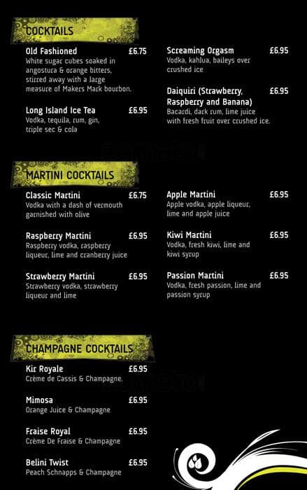 Menu at The Cardamom Club, Stanmore, 28 Belmont Cir