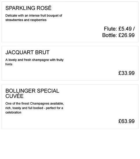 Menu at Bó Drake BBQ, London