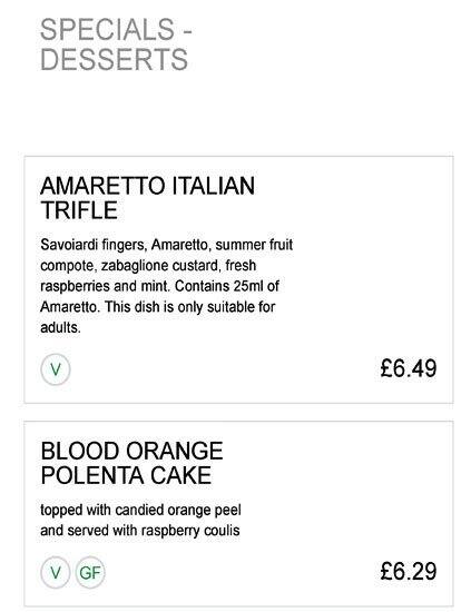 Menu at Bó Drake BBQ, London