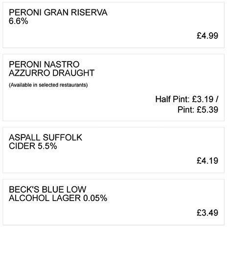 Menu at Bó Drake BBQ, London
