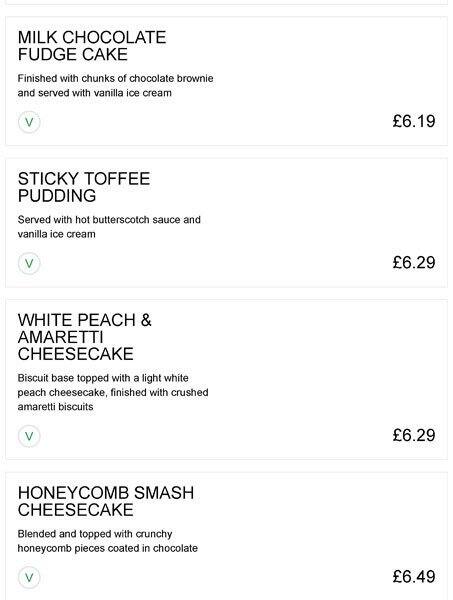 Menu at Bó Drake BBQ, London