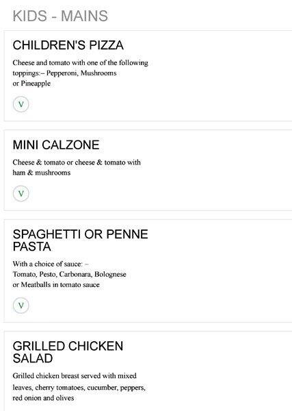 Menu at Bó Drake BBQ, London