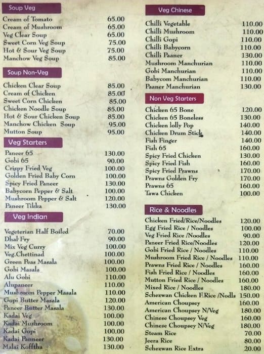 Qurbani Biryani Menu, Menu for Qurbani Biryani, Valasaravakkam, Chennai ...