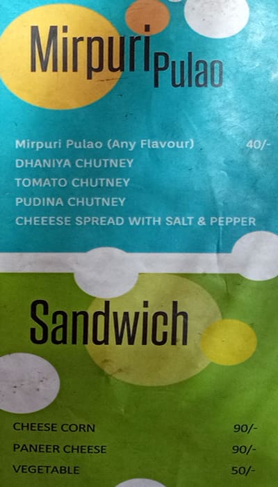 Menu at Chaos Control Cafe, Mumbai, Gr. Floor