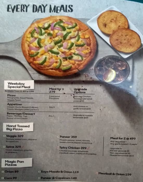 Menu at Pizza Hut, Meerut, Ground Floor