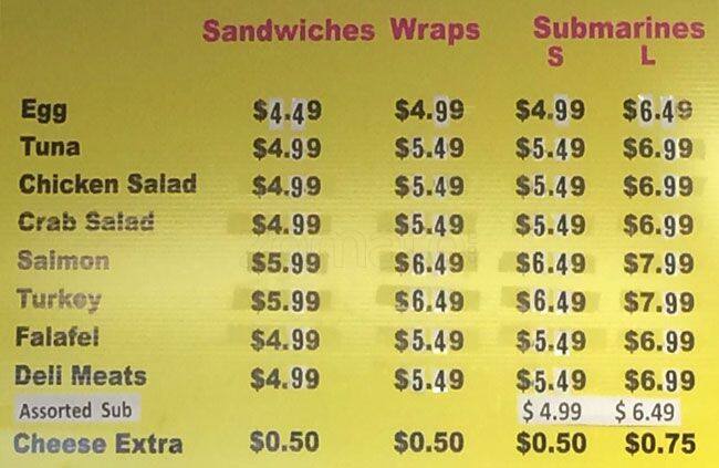 The Grocery Counter Menu, Menu for The Grocery Counter, Markham ...