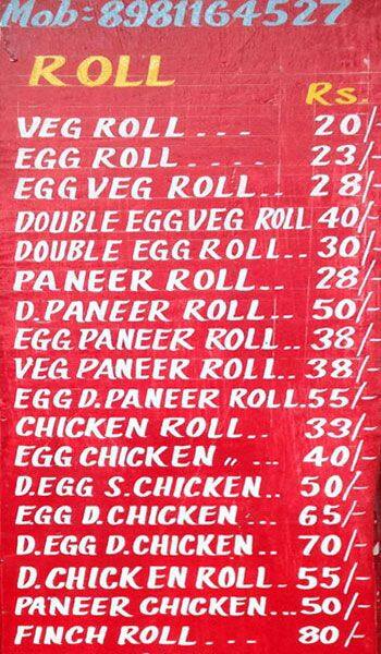 Raj Fast Food Cafe Menu, Menu for Raj Fast Food Cafe, Chandni Chowk ...