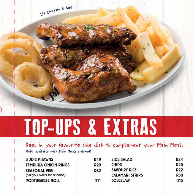 Menu at John Dory's Jean Avenue restaurant, Centurion, Shop 24