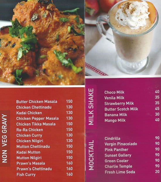 Menu at Mr Chicken, Coimbatore